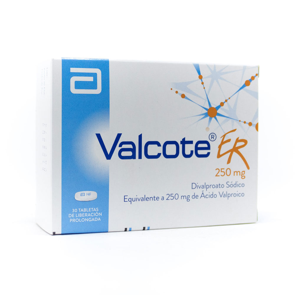 VALCOTE ER TABLETAS 250 MG - Farmacia Pasteur - Pasteur