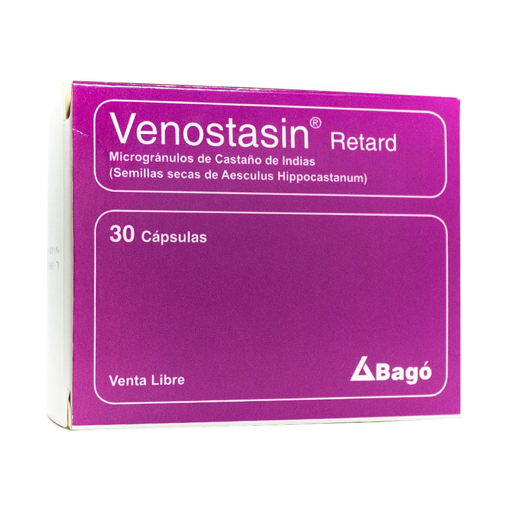 VENOSTASIN RETARD CAPSULAS 50 MG - Farmacia Pasteur - Pasteur
