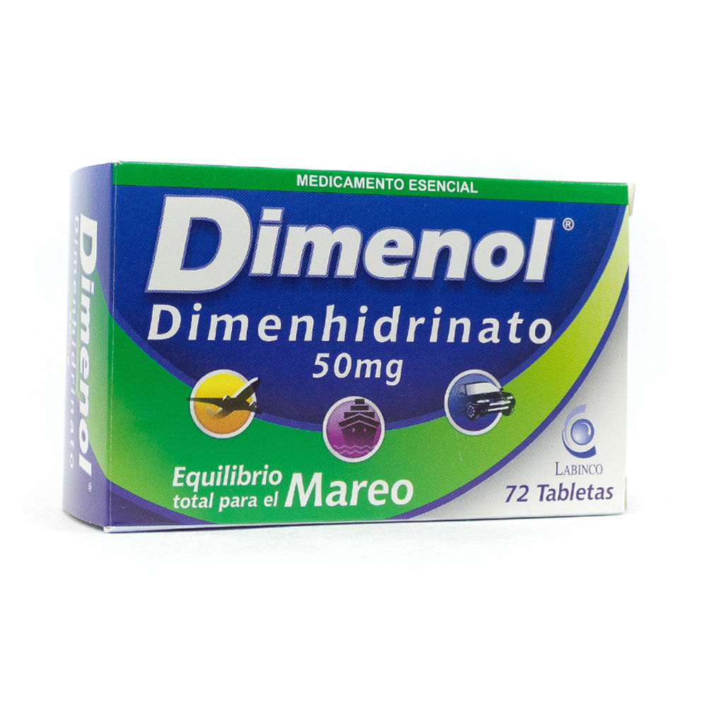 DIMENOL TABLETAS 50 MG - Farmacia Pasteur - Pasteur