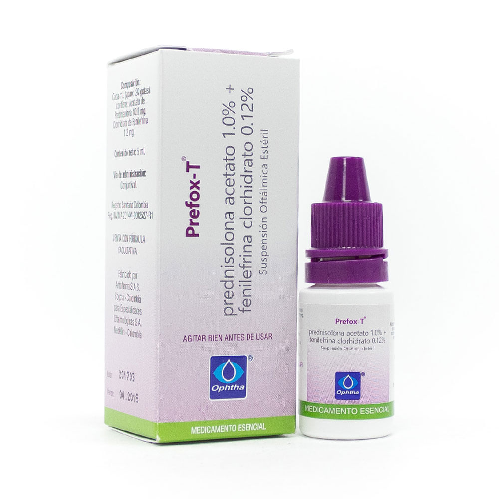 PREFOX-T GOTAS FRASCO 5 ML - Farmacia Pasteur - Pasteur