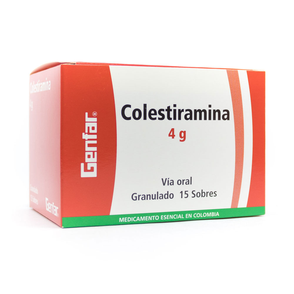 COLESTIRAMINA GENFAR 4G SOBRES - Farmacia Pasteur - Pasteur
