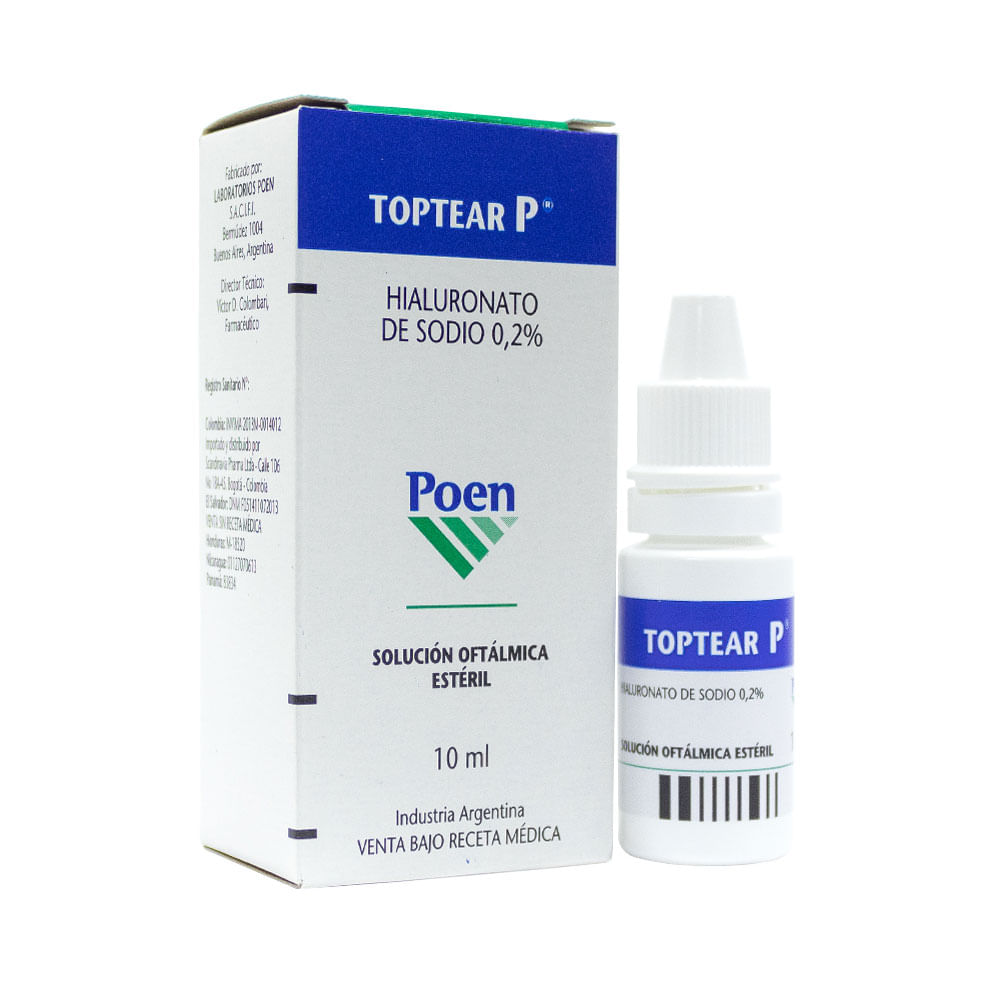 TOPTEAR P GOTAS 0.2 % CAJA 10 ML - Farmacia Pasteur - Pasteur