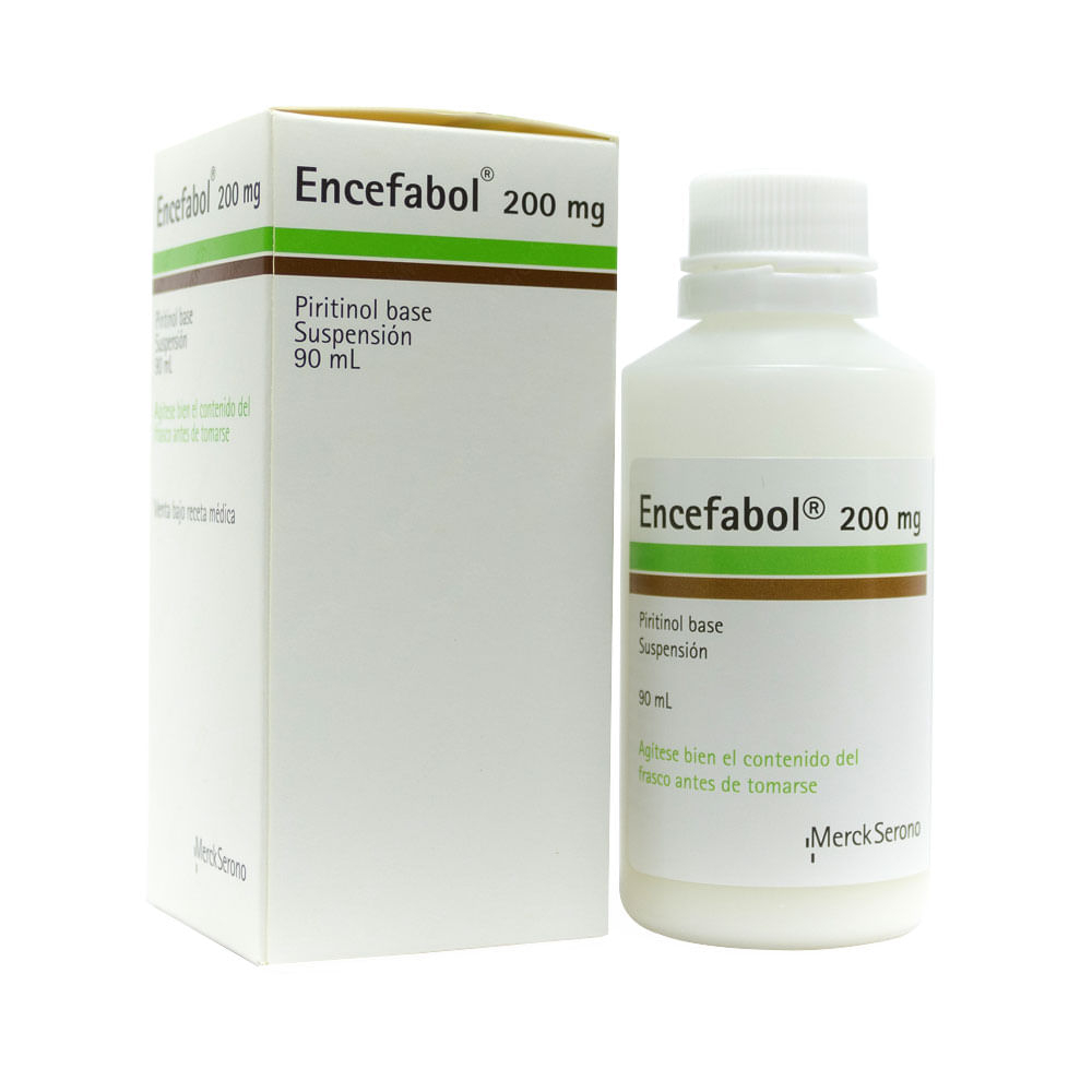 ENCEFABOL SUSPENSION 200 MG CAJA 90 ML - Farmacia Pasteur - Pasteur
