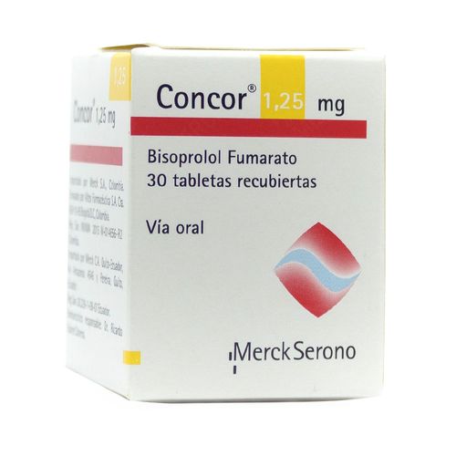 CONCOR (RG) TABLETAS 1.25 MG - Farmacia Pasteur - Pasteur