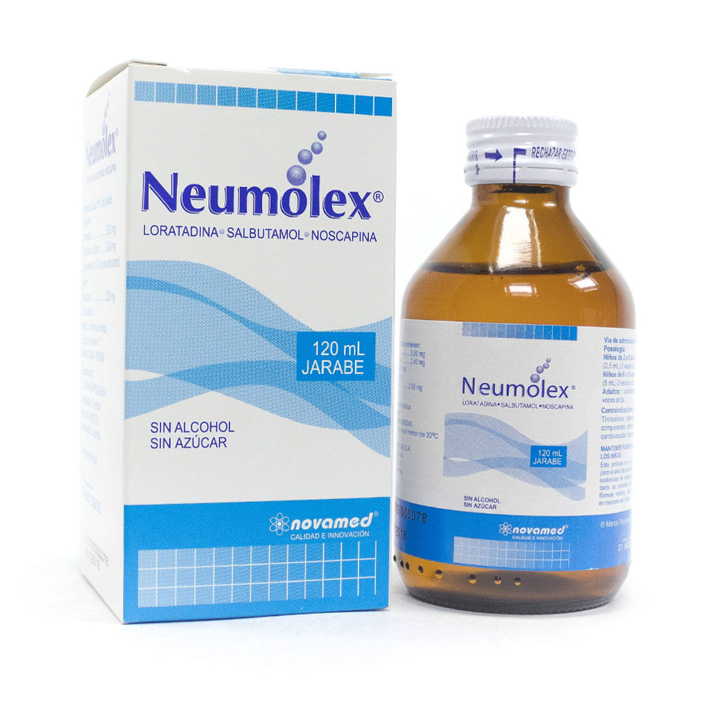 NEUMOLEX JARABE FRASCO 120 ML - Farmacia Pasteur - Pasteur