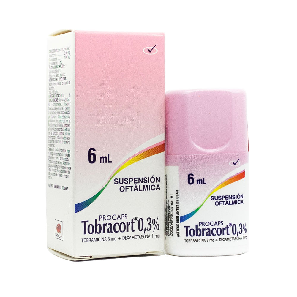 TOBRACORT GOTAS OFTÁLMICAS 6 ML - Farmacia Pasteur - pasteur
