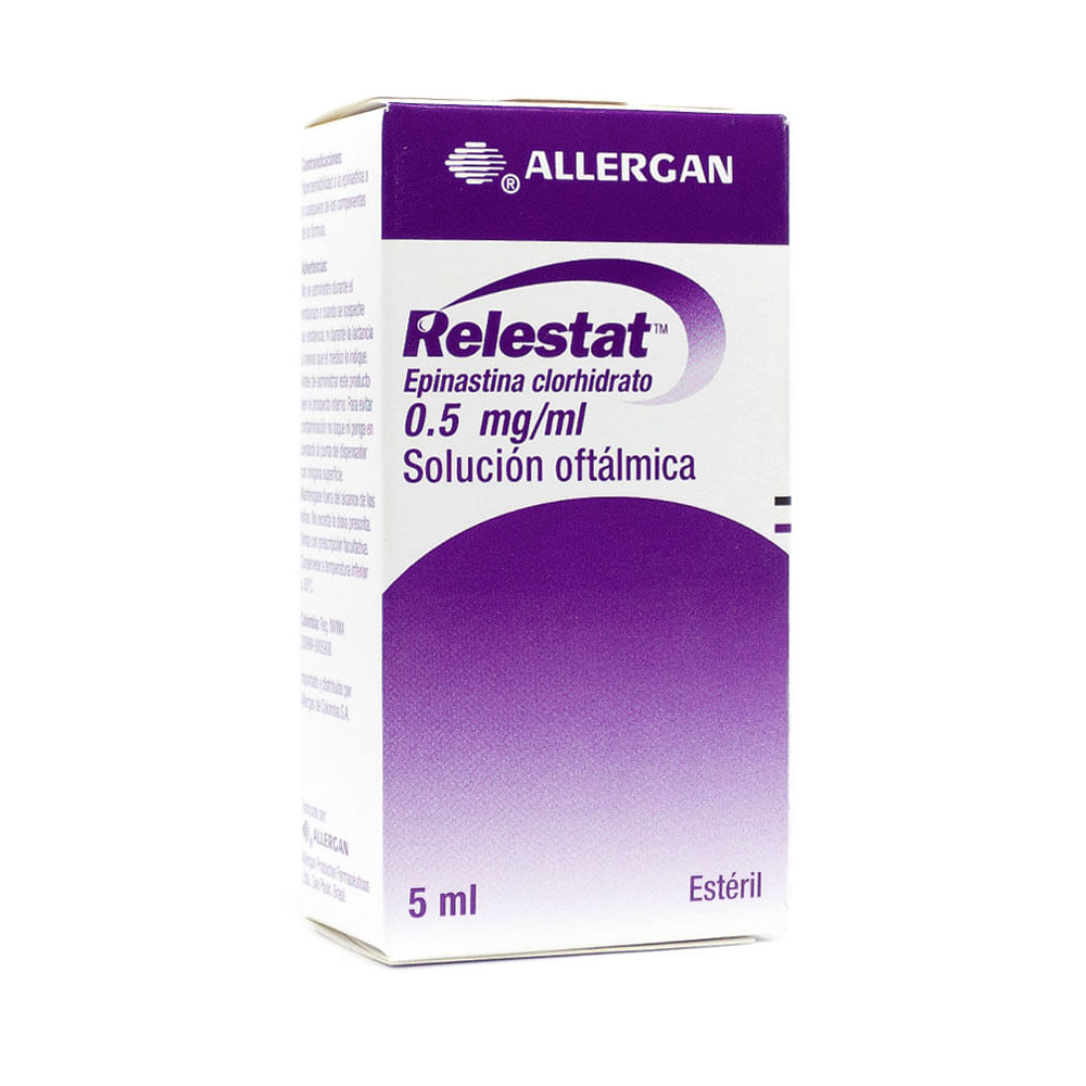 RELESTAT GOTAS OFTALMICAS 0.5 MG 5 ML - Farmacia Pasteur - Pasteur