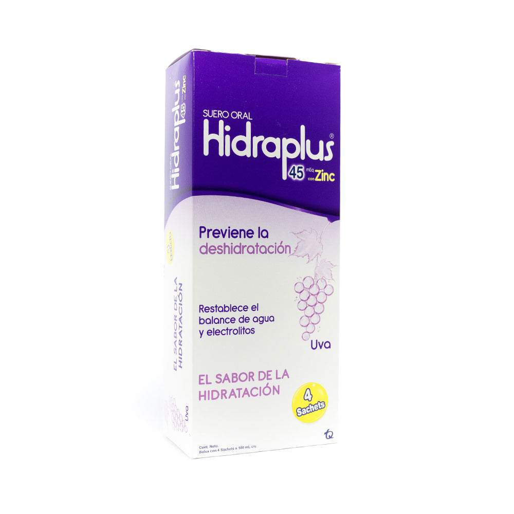 HIDRAPLUS 45 ZINC SACHET UVA - Farmacia Pasteur - Pasteur