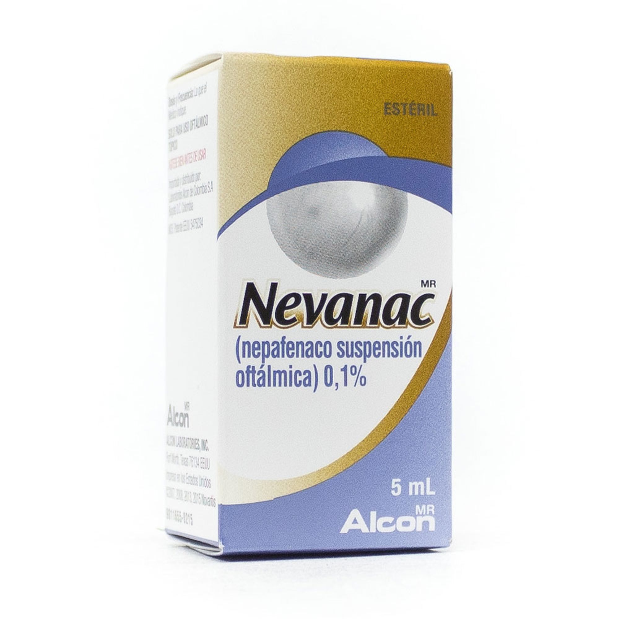 NEVANAC (RG) GOTAS OFTALMICAS 0.1% FRASCO 5 ML - Farmacia Pasteur - Pasteur