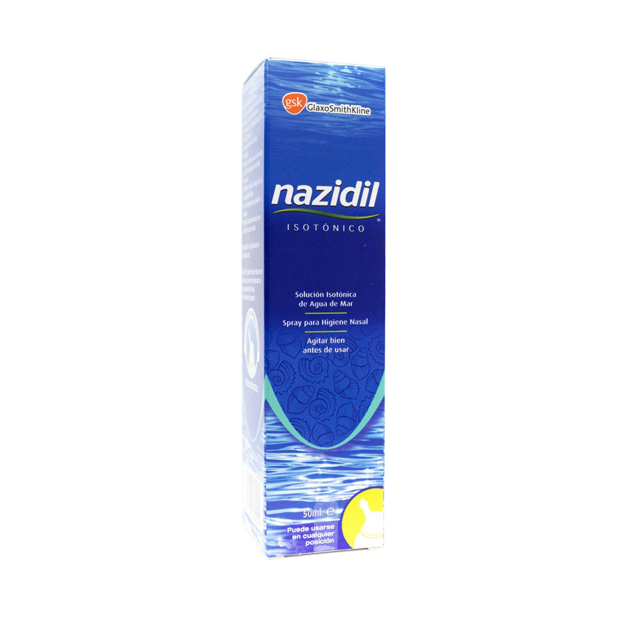 NAZIDIL SPRAY NASAL CAJA 50 ML - Farmacia Pasteur - Pasteur