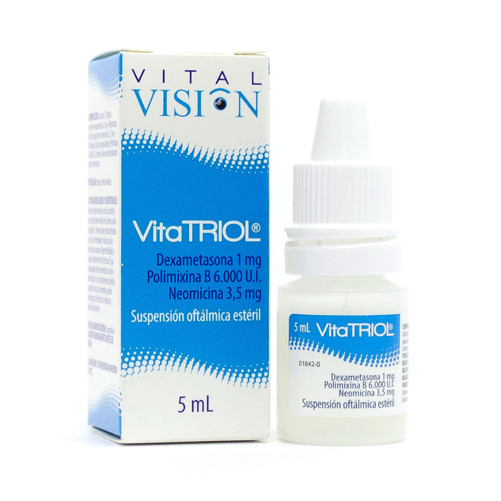 VITATRIOL GOTAS OFTALMICAS CAJA 5 ML - Farmacia Pasteur - Pasteur