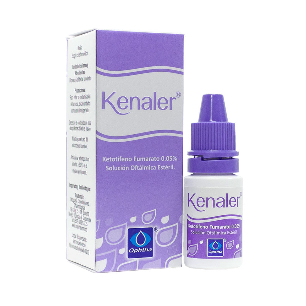 KENALER GOTAS OFTALMICAS 0.05 % FRASCO 5 ML - Farmacia Pasteur - Pasteur