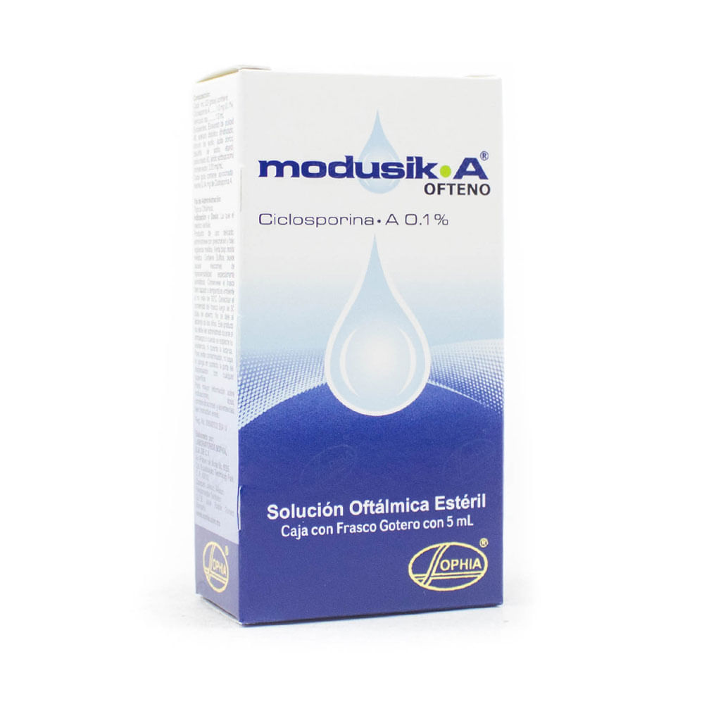 MODUSIK-A OFTENO GOTAS OFTÁLMICAS 5 ML - Farmacia Pasteur - Pasteur