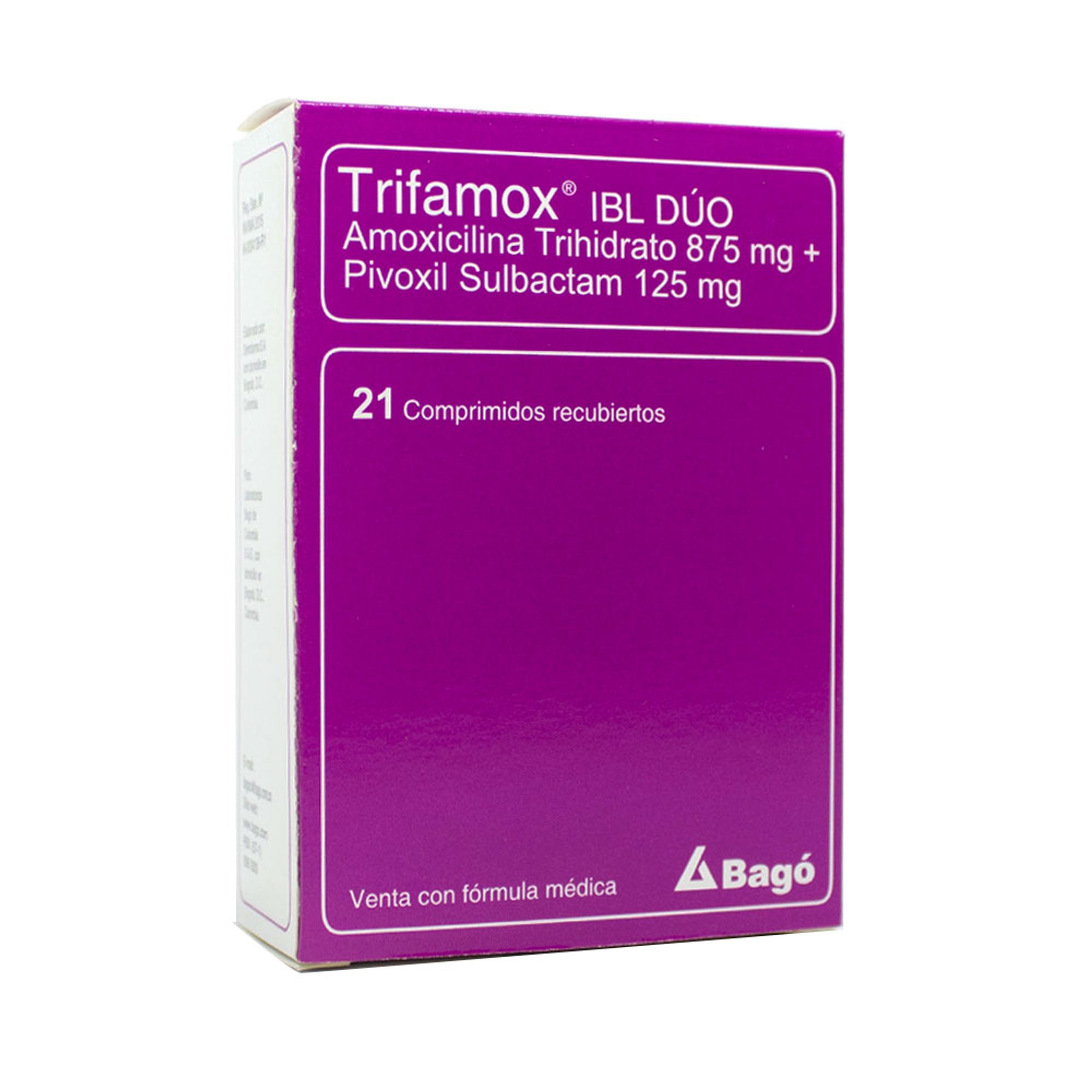 TRIFAMOX IBL DUO COMPRIMIDOS - Farmacia Pasteur - Pasteur