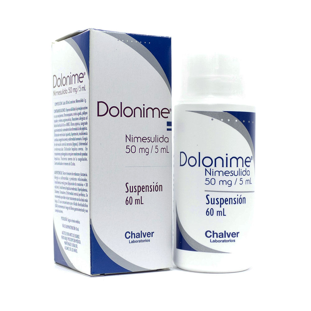 DOLONIME SUSPENSION CAJA 60 ML - Farmacia Pasteur - Pasteur