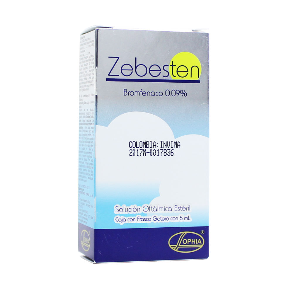 ZEBESTEN GOTAS OFTÁLMICAS 0.09% 5 ML - Farmacia Pasteur - pasteur