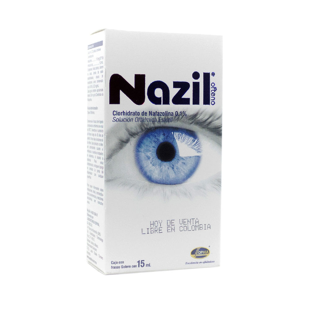 NAZIL OFTENO GOTAS OFTÁLMICAS 15 ML - Farmacia Pasteur - pasteur