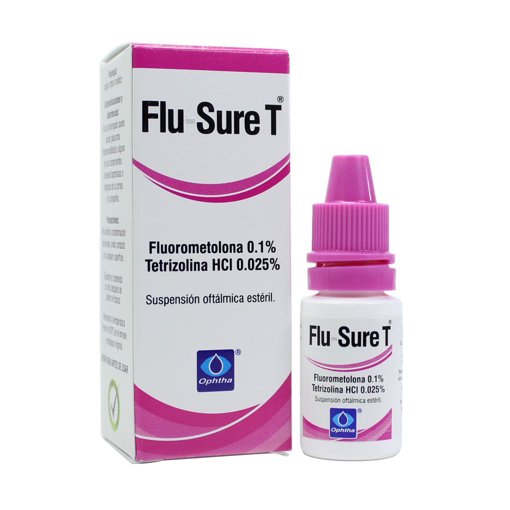 FLU-SURE T GOTAS OFTALMICAS FRASCO 5 ML - Farmacia Pasteur - Pasteur