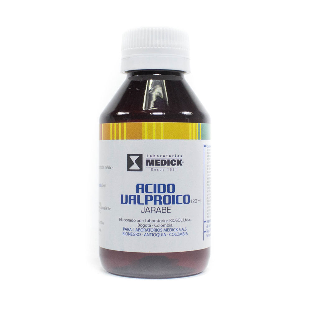 ACIDO VALPROICO JARABE FRASCO 120 ML - Farmacia Pasteur - Pasteur