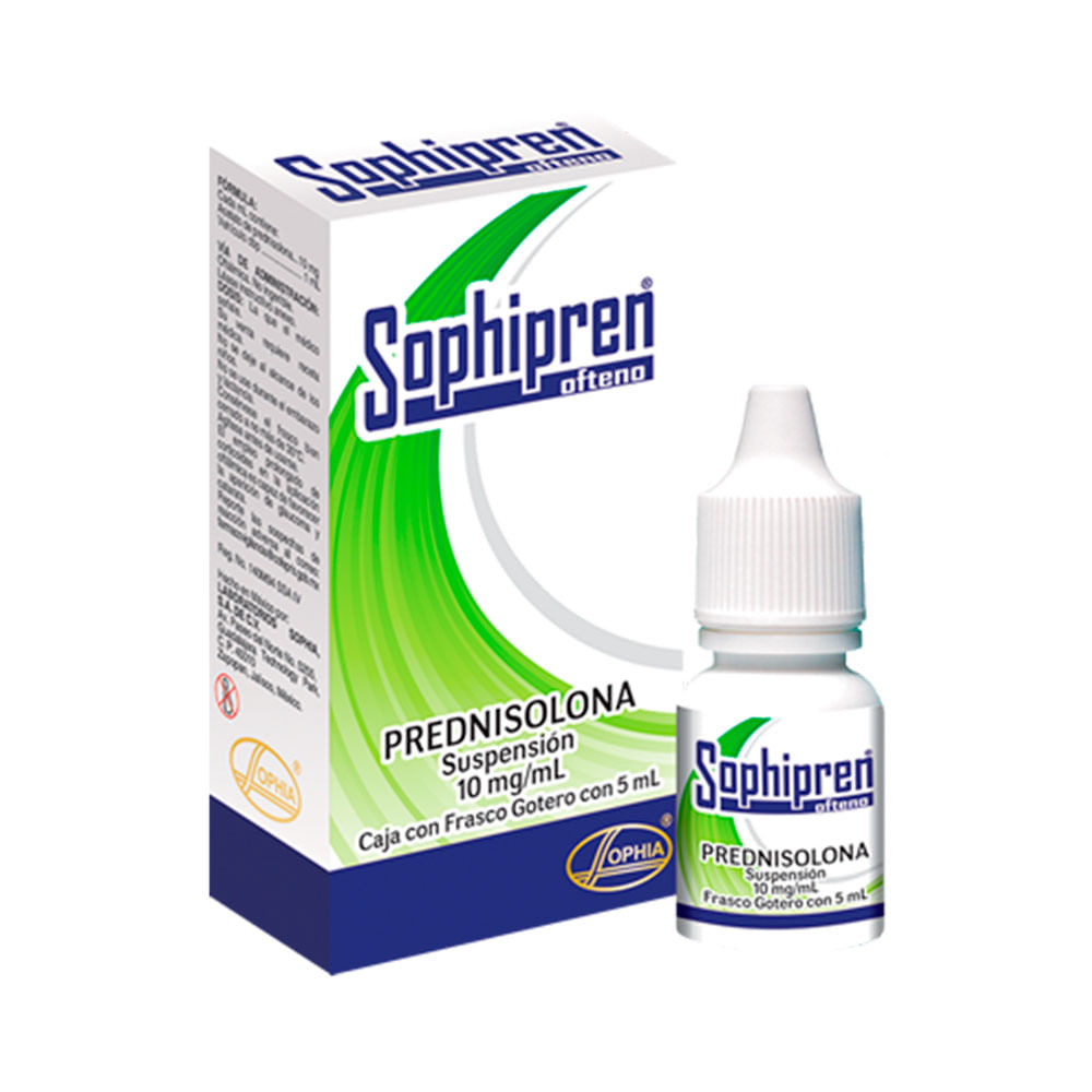 SOPHIPREN (PREDNISOL) GOTAS OFTALMICAS 5 ML - Farmacia Pasteur - Pasteur