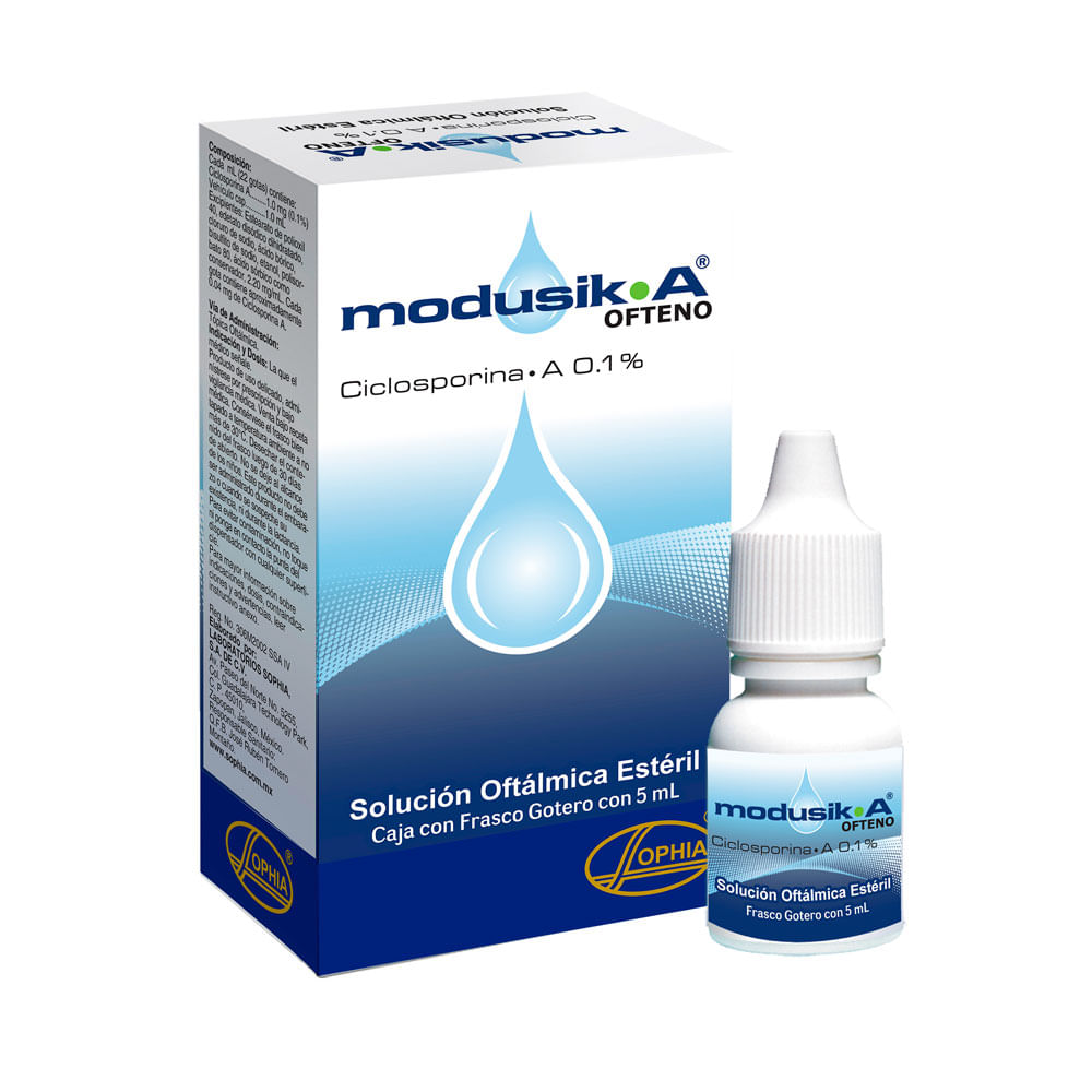 MODUSIK-A OFTENO GOTAS OFTALMICAS 5 ML - Farmacia Pasteur - Pasteur