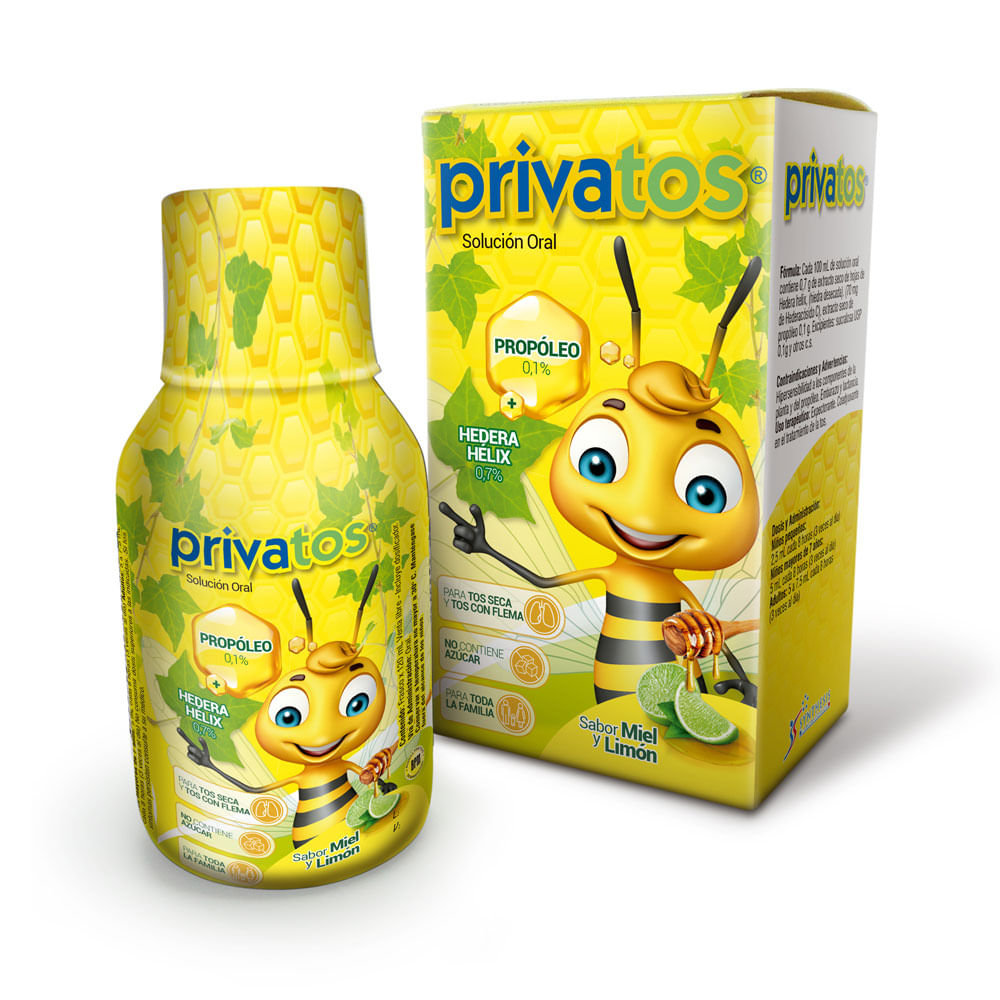 PRIVATOS JARABE FRASCO 120 ML - Farmacia Pasteur - Pasteur