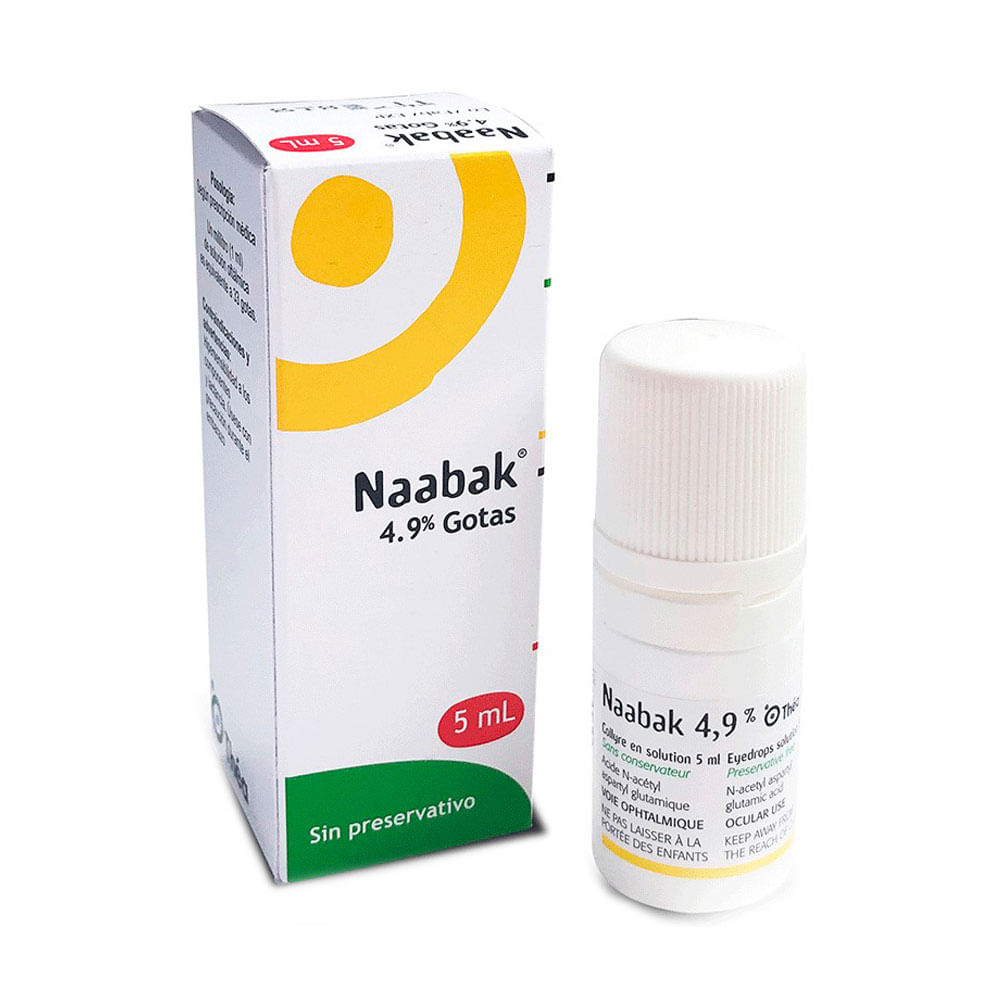NAABAK GOTAS 4.9% CAJA 5 ML - Farmacia Pasteur - Pasteur
