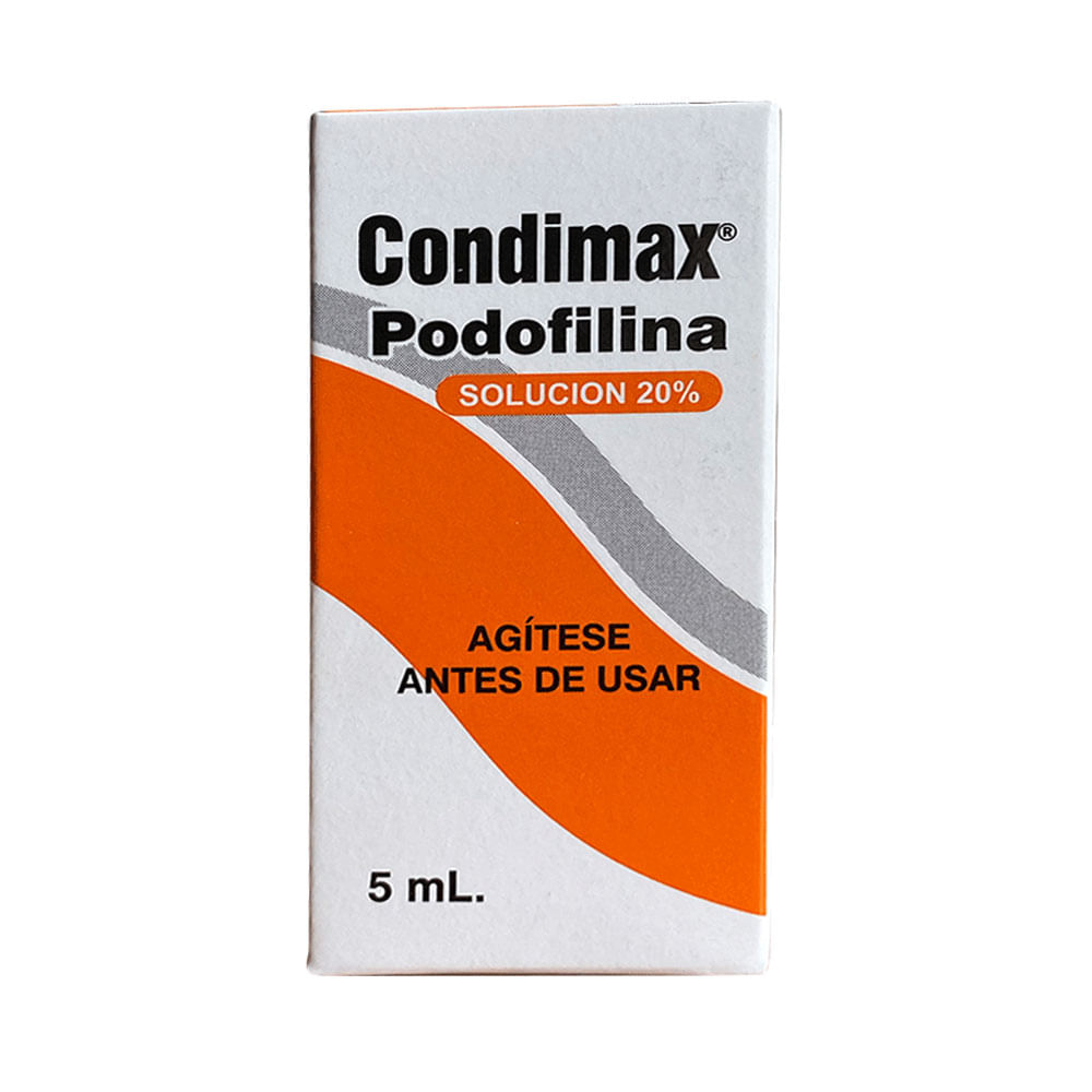 CONDIMAX PODOFILINA SOLUCION 20% CAJA 5 ML - Farmacia Pasteur - Pasteur