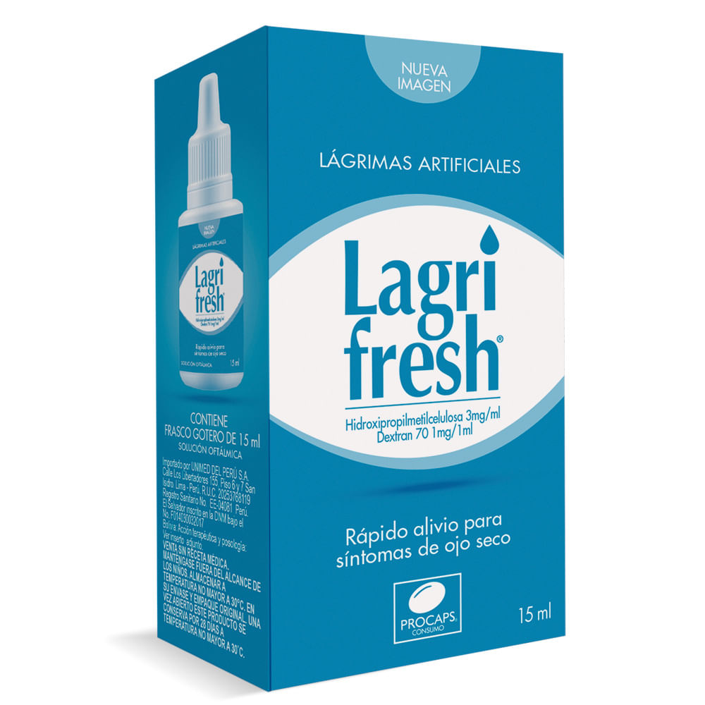 LAGRIFRESH GOTAS OFTALMICAS 15 ML - Farmacia Pasteur - Pasteur